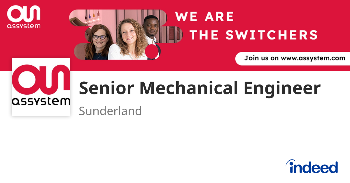 Senior Mechanical Engineer - Sunderland - Indeed.com