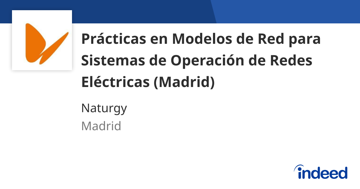Prácticas en Modelos de Red para Sistemas de Operación de Redes ...