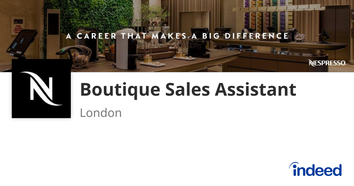 Boutique Sales Assistant - London W1A - Indeed.com