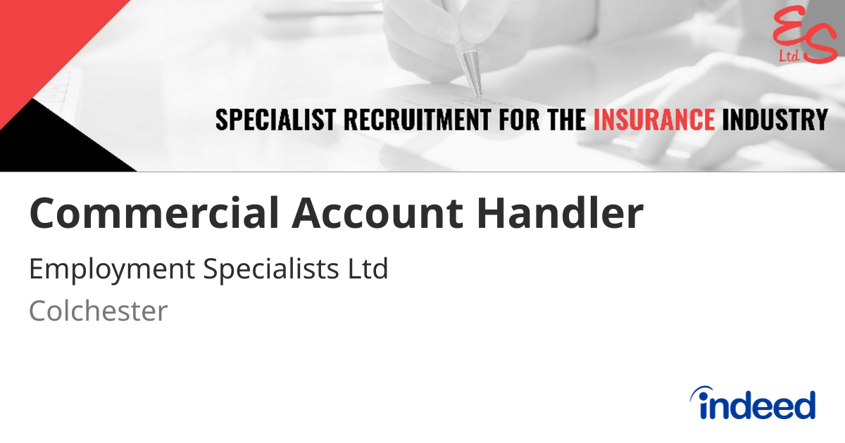 Commercial Account Handler - Colchester - Indeed.com