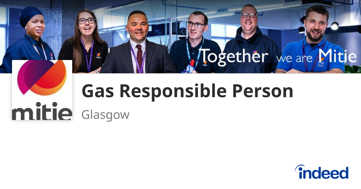 Gas Responsible Person - Glasgow G2 8EX - Indeed.com