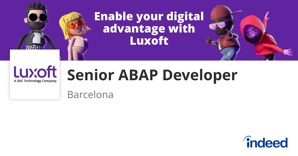 Senior ABAP Developer - Barcelona, Barcelona provincia - Indeed.com