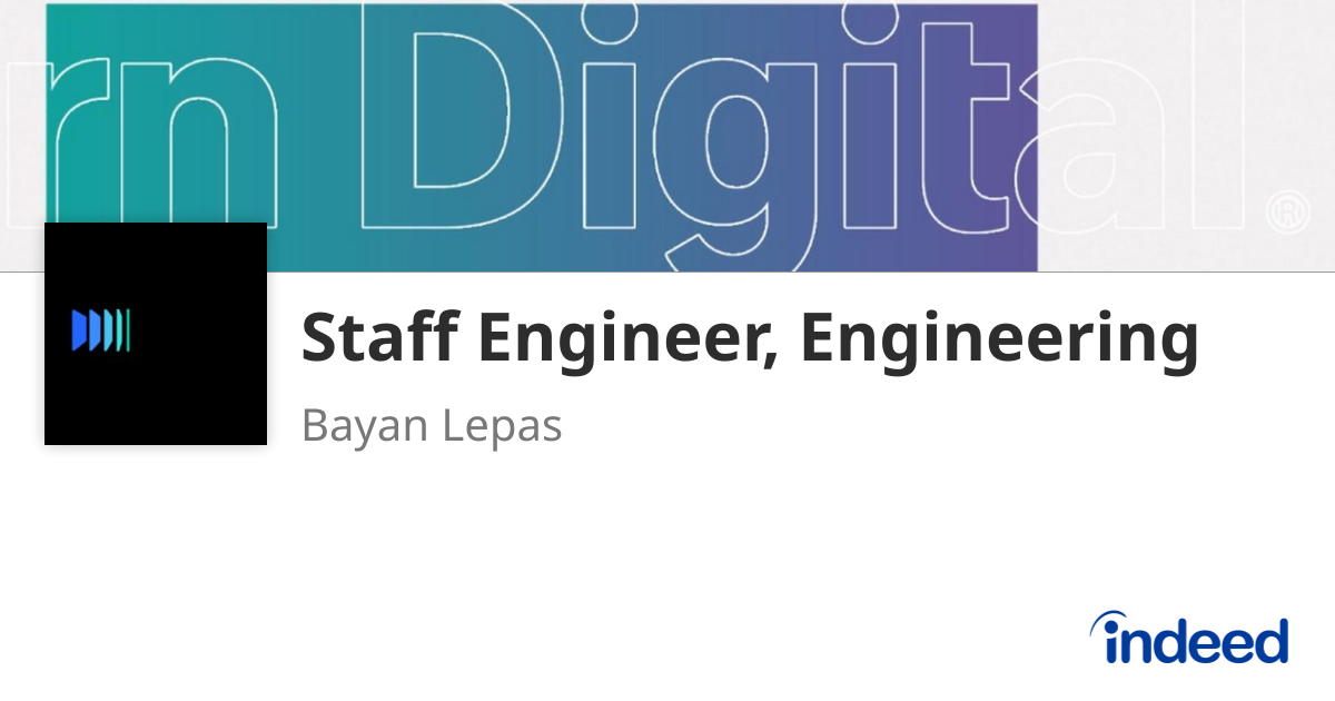 Staff Engineer, Equipment Engineering - Bayan Lepas - Indeed.com