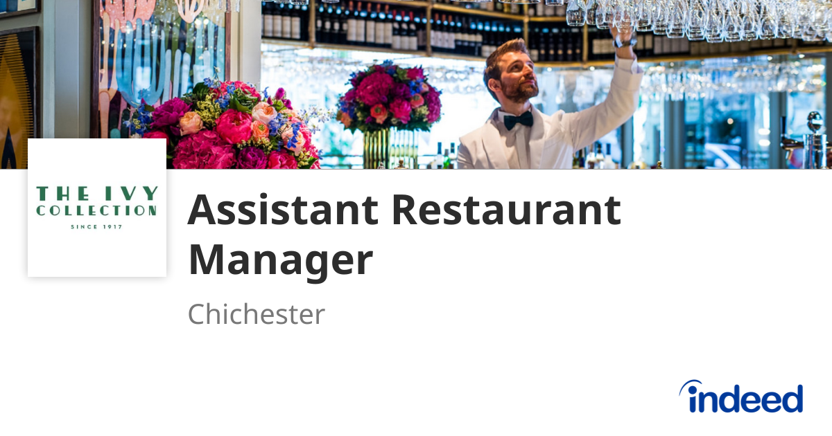 Assistant Restaurant Manager - Chichester PO19 1HA - Indeed.com