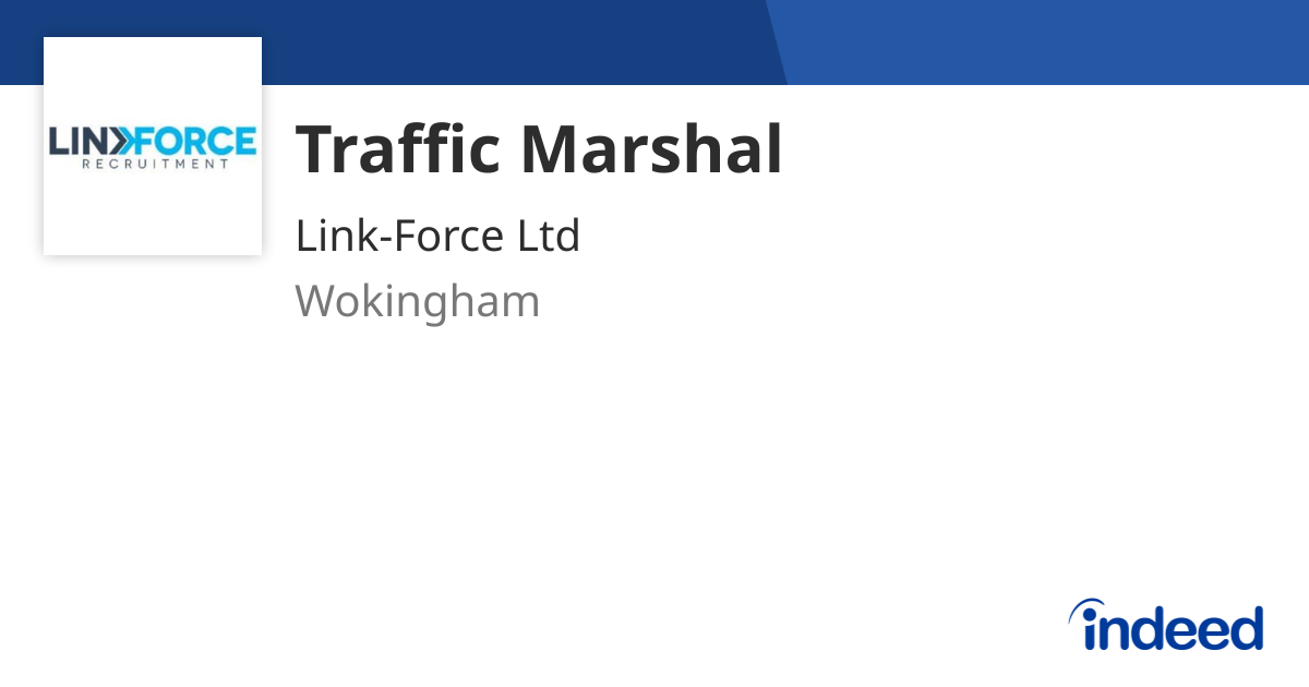 Traffic Marshal - Wokingham RG41 - Indeed.com