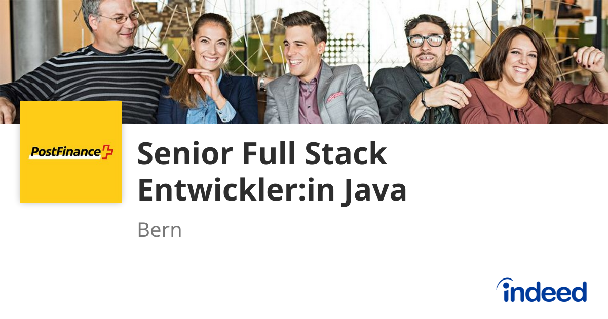 Senior Full Stack Entwickler:in Java - 3030 Bern, BE - Indeed.com