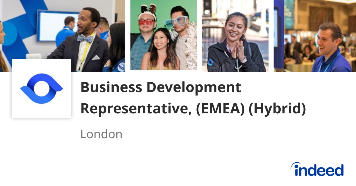 Business Development Representative, EMEA (Hybrid) - London - Indeed.com