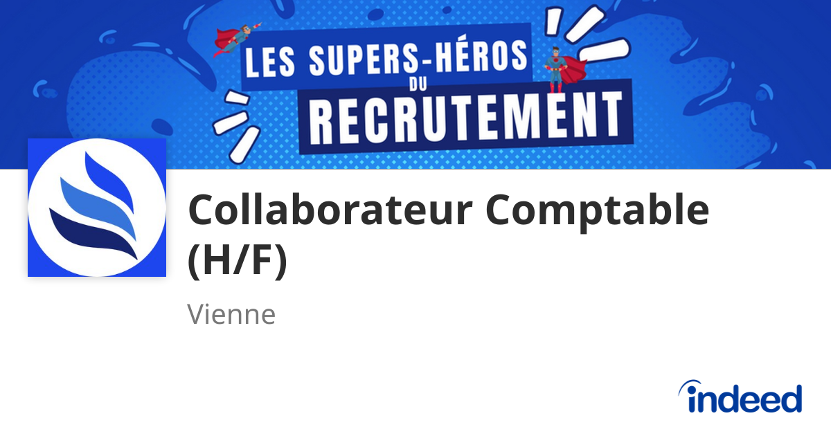 Collaborateur Comptable (H/F) - 38200 Vienne - Indeed.com