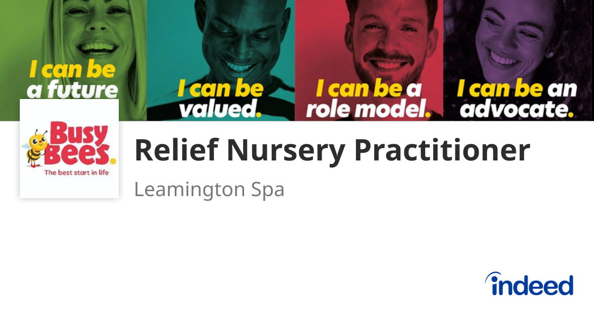 Relief Nursery Practitioner - Leamington Spa CV31 3RZ - Indeed.com