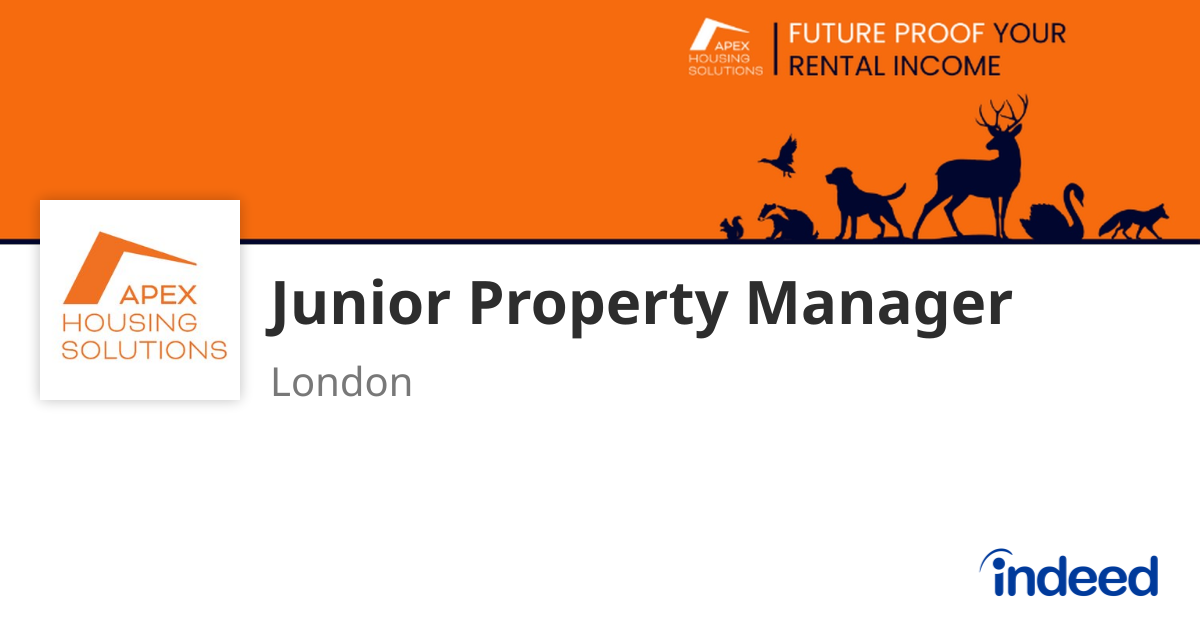 Junior Property Manager - London W10 5AD - Indeed.com