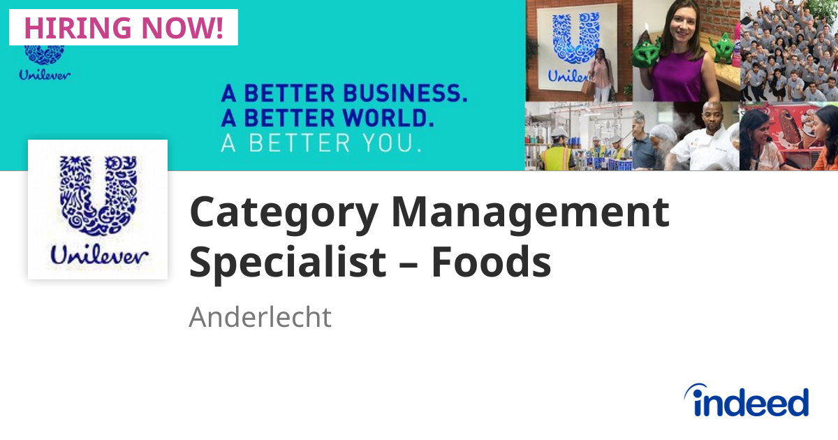 Category Management Specialist – Foods - Anderlecht - Indeed.com