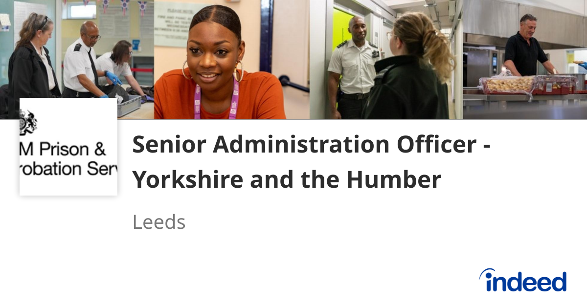 Senior Administration Officer - Yorkshire and the Humber Probation ...