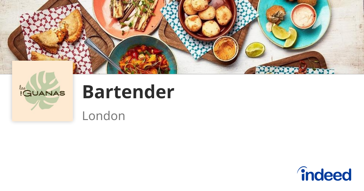 Bartender - London SE10 0DX - Indeed.com