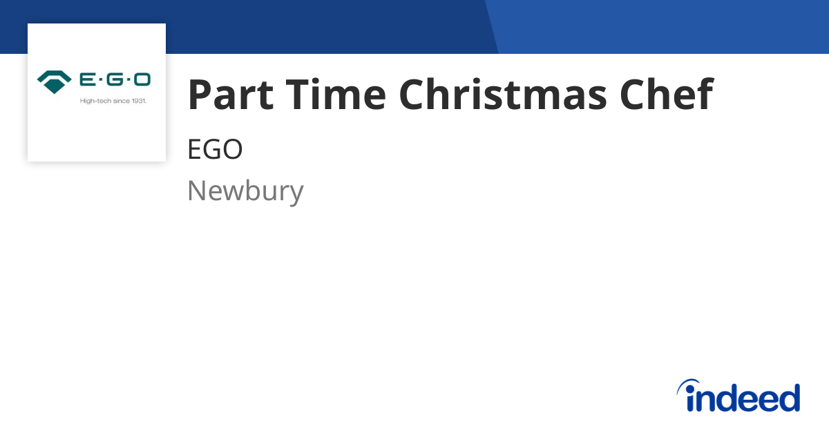 Part Time Christmas Chef - Newbury RG20 4SY - Indeed.com