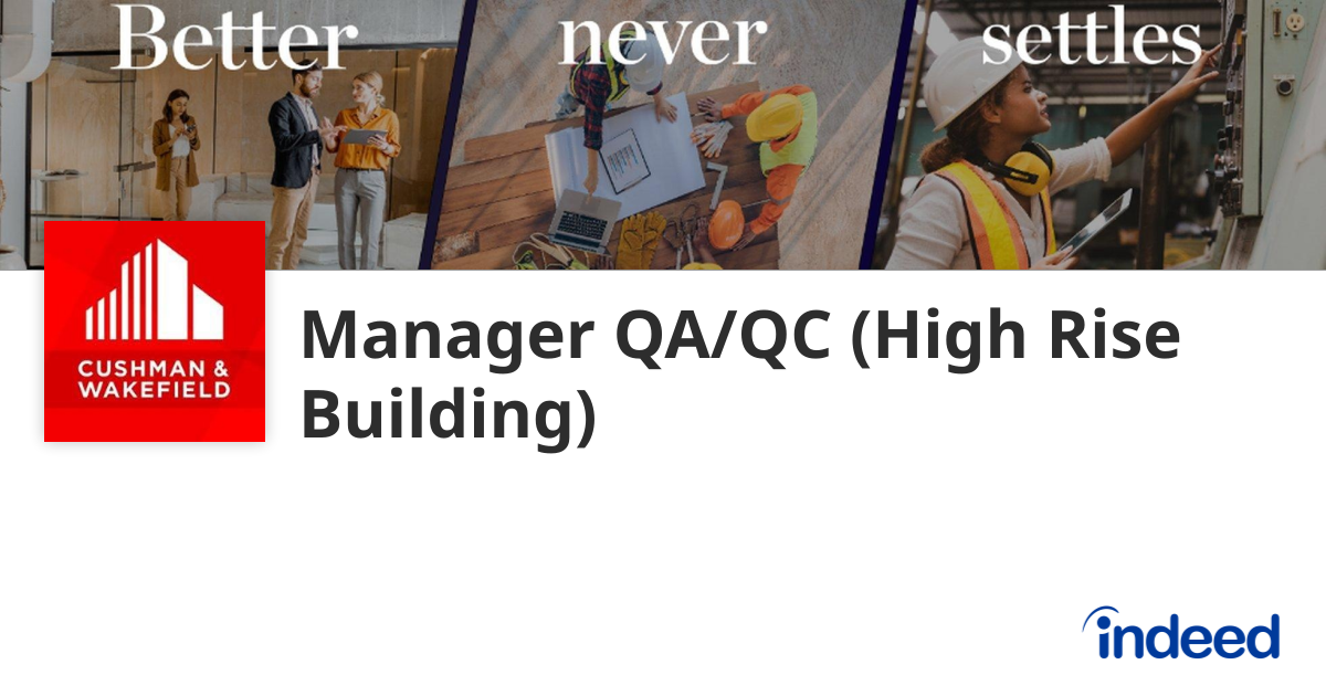 Manager QA/QC (High Rise Building) - Hyderabad, Telangana - Indeed.com