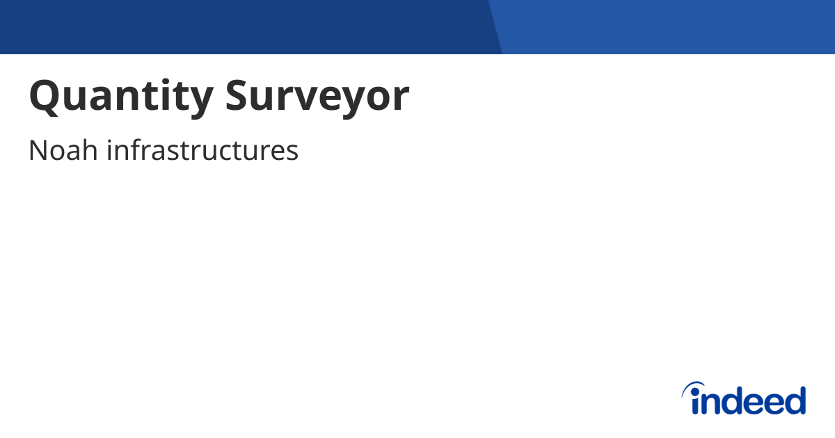 Quantity Surveyor - Selaiyur, Chennai, Tamil Nadu - Indeed.com