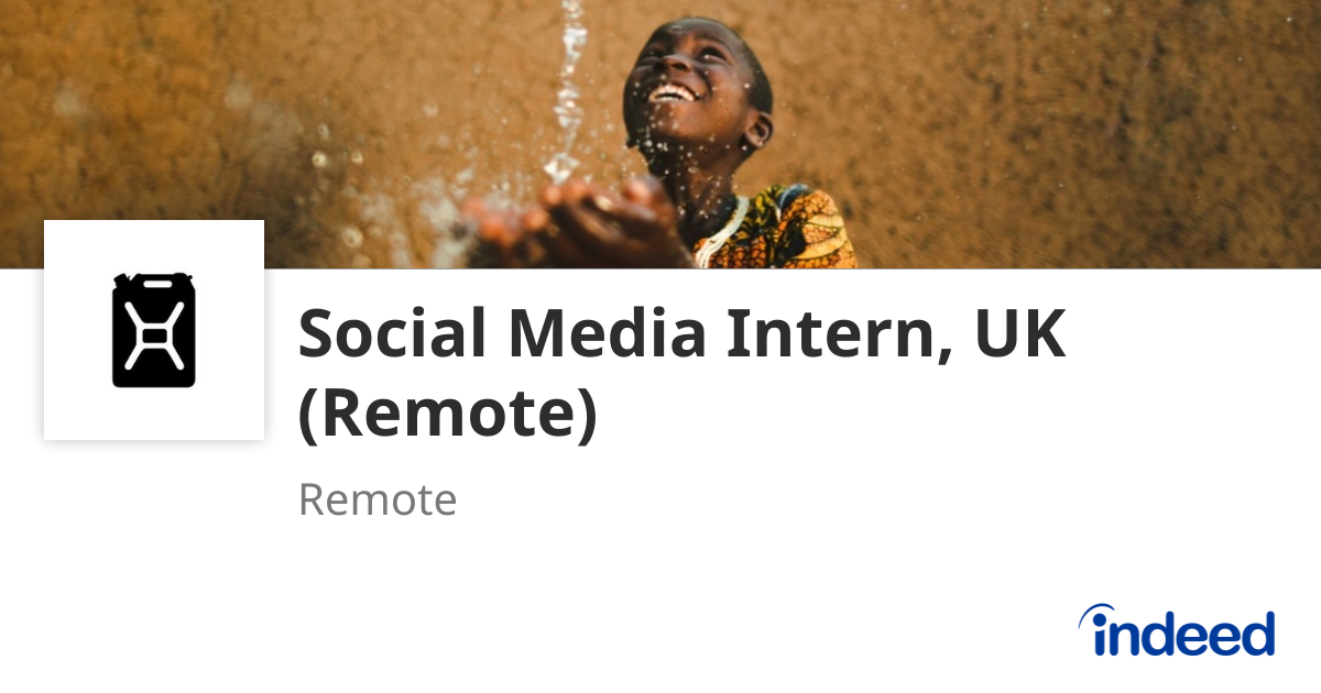 Social Media Intern, UK (Remote) - Remote - Indeed.com