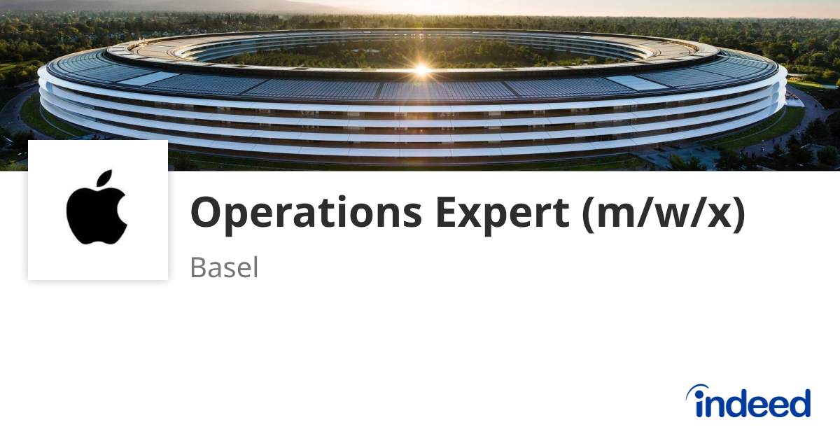 Operations Expert (m/w/x) - Basel, BS - Indeed.com
