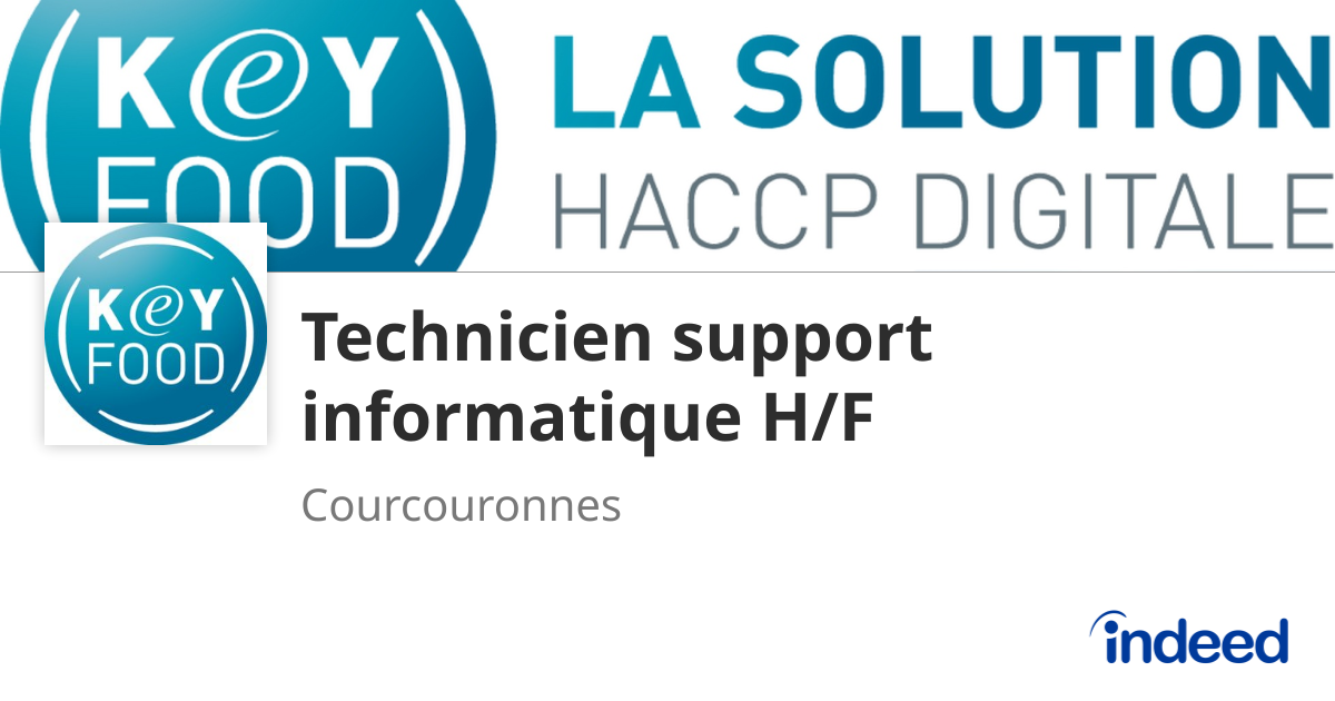 Technicien support informatique H/F - 91080 Courcouronnes - Indeed.com