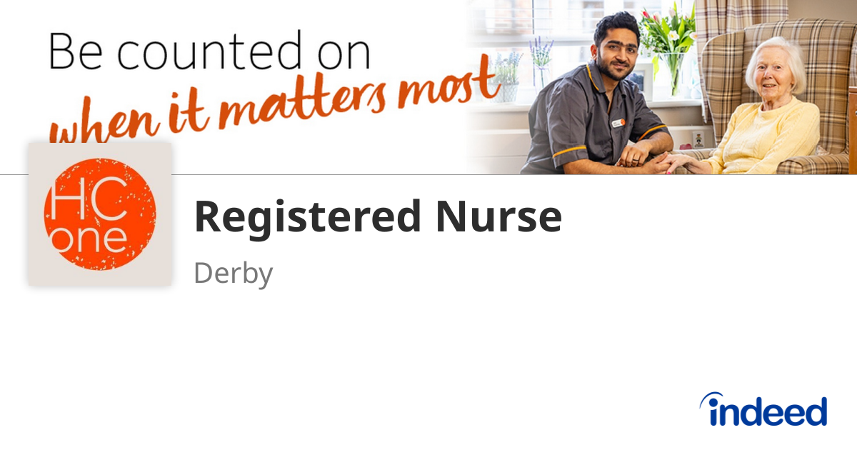 Registered Nurse - Derby DE21 7SG - Indeed.com