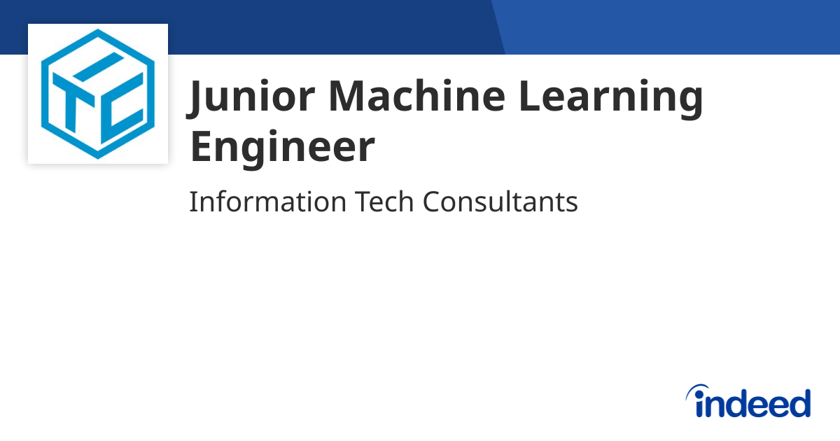 Junior Machine Learning Engineer - Greater London - Indeed.com