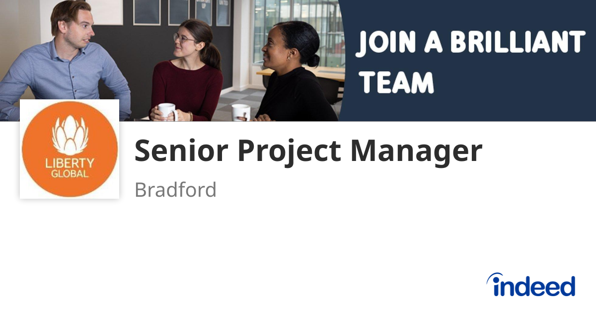 Senior Project Manager - Bradford - Indeed.com