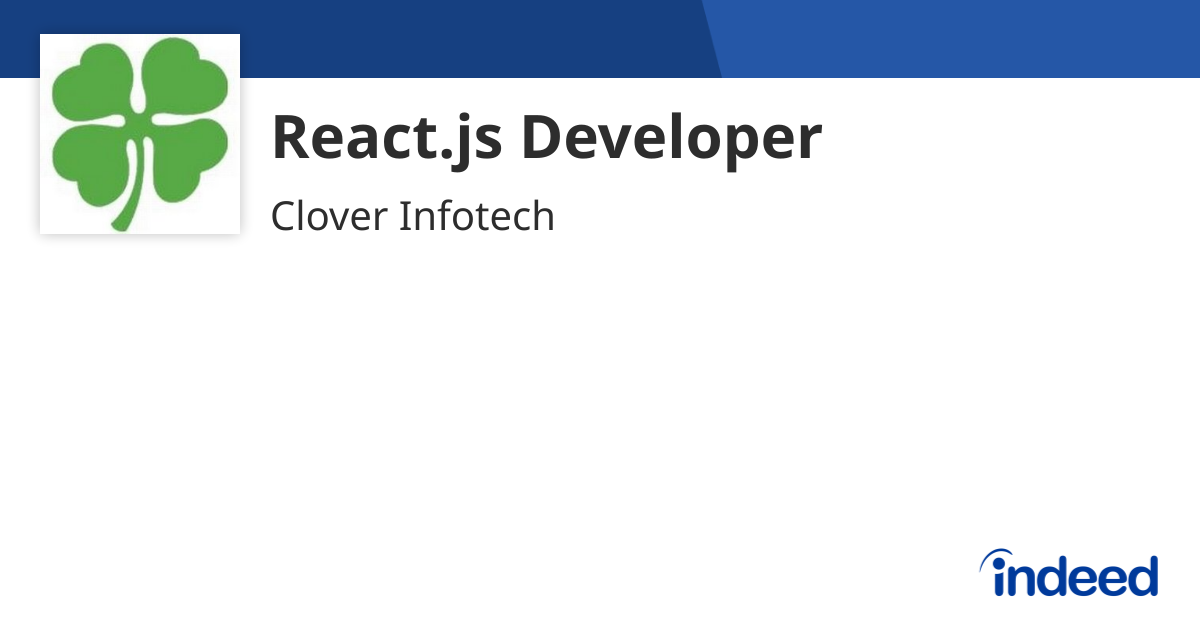 React.js Developer - Hyderabad, Telangana - Indeed.com