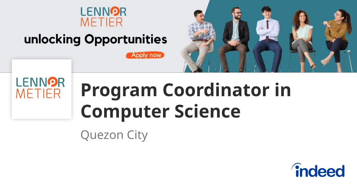 Program Coordinator in Computer Science - Quezon City - Indeed.com