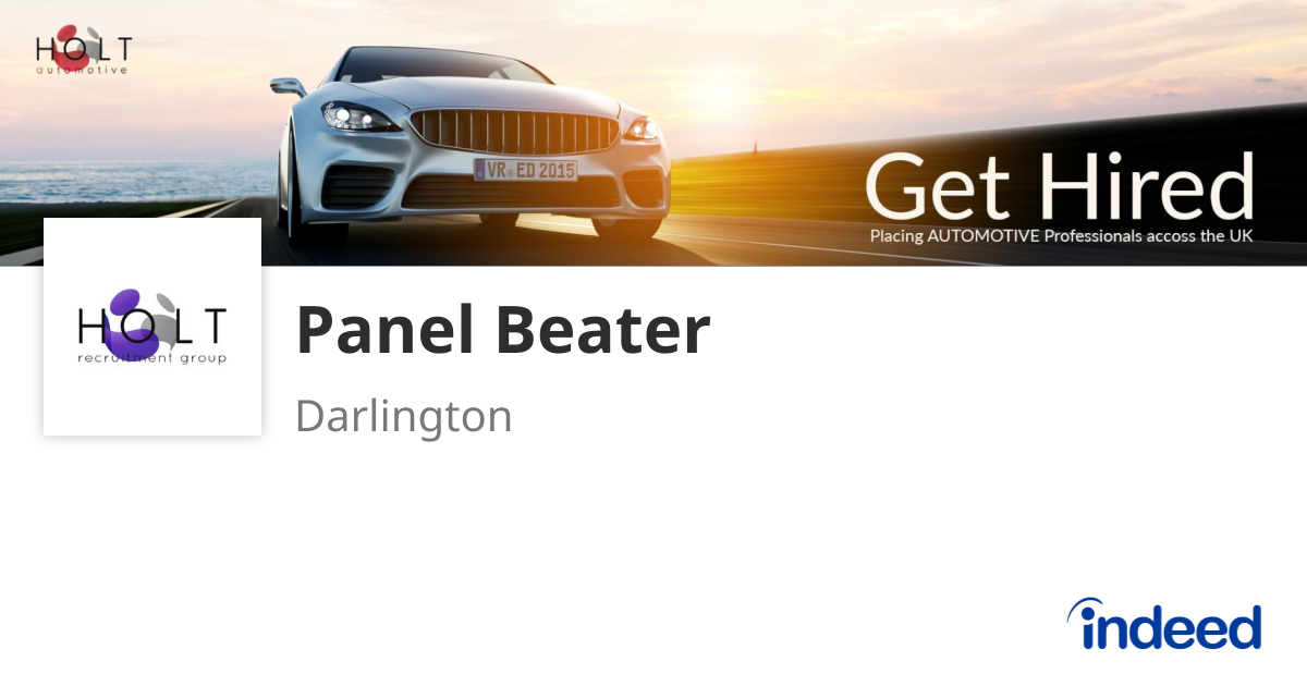 Panel Beater - Darlington - Indeed.com