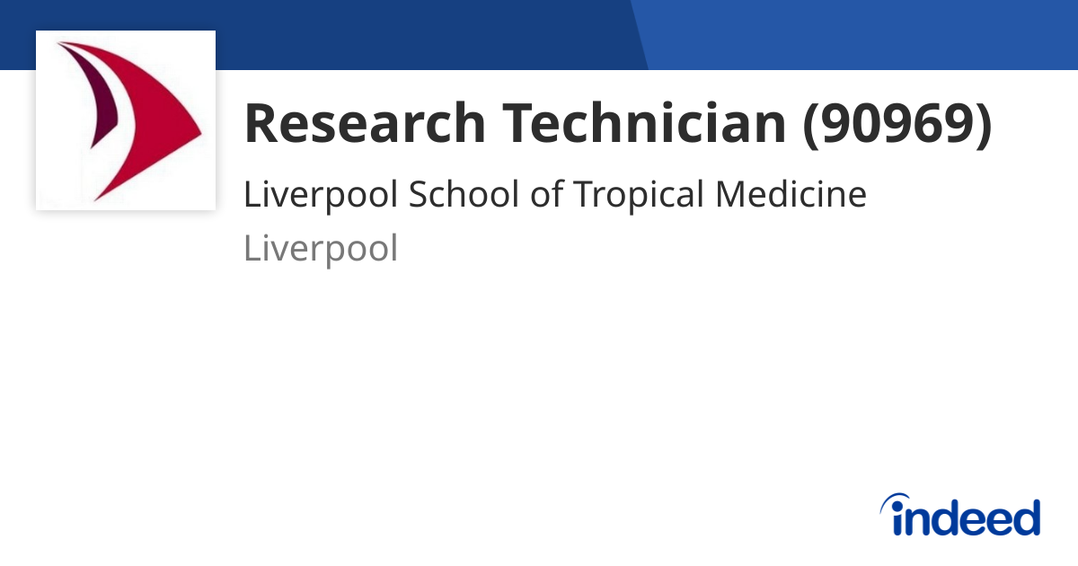 Research Technician (90969) - Liverpool - Indeed.com