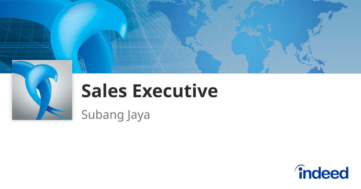 Sales Executive - Subang Jaya - Indeed.com