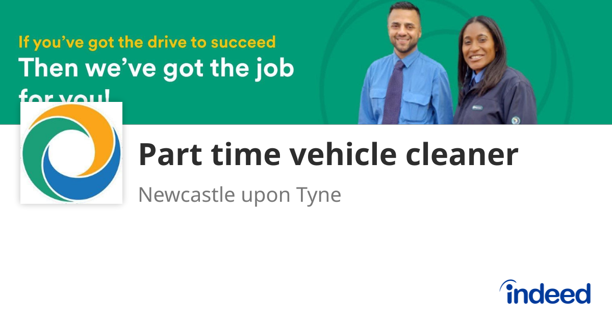 Part time vehicle cleaner - Newcastle upon Tyne - Indeed.com