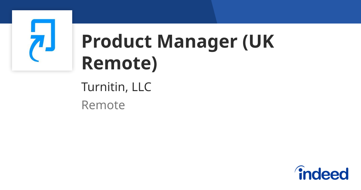 Product Manager (UK Remote) - Remote - Indeed.com