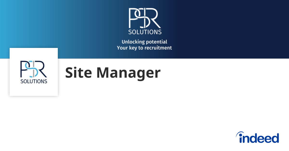 Site Manager - Scotland - Indeed.com