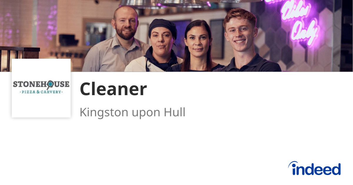Cleaner - Kingston upon Hull HU8 0HU - Indeed.com