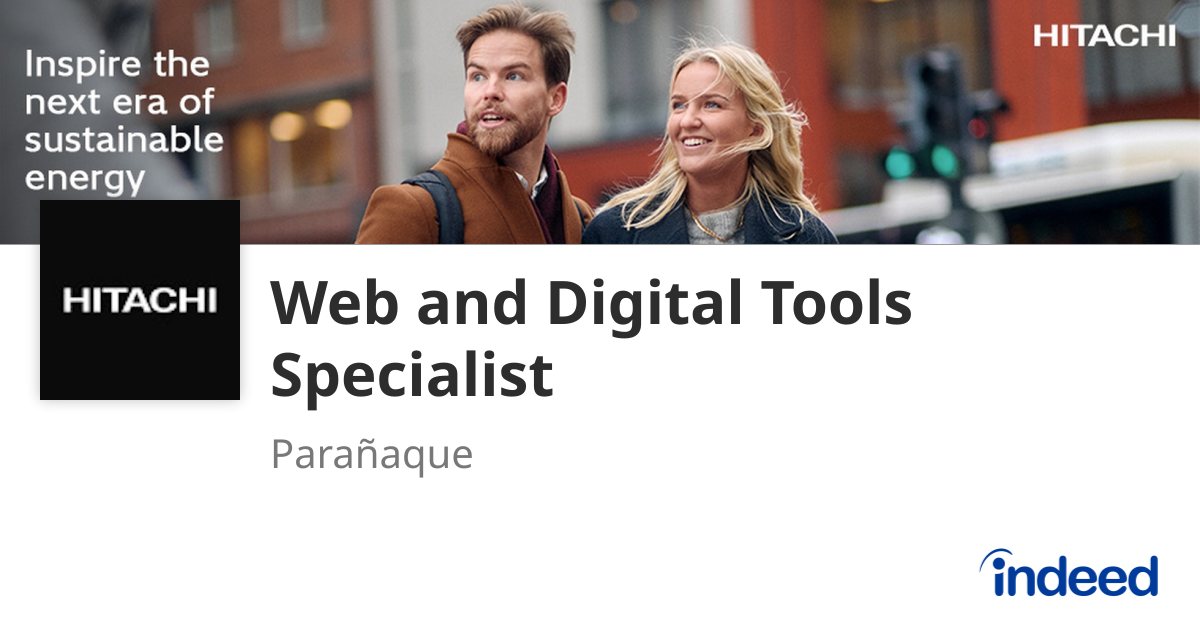 Web and Digital Tools Specialist - Parañaque 1700 P00 - Indeed.com