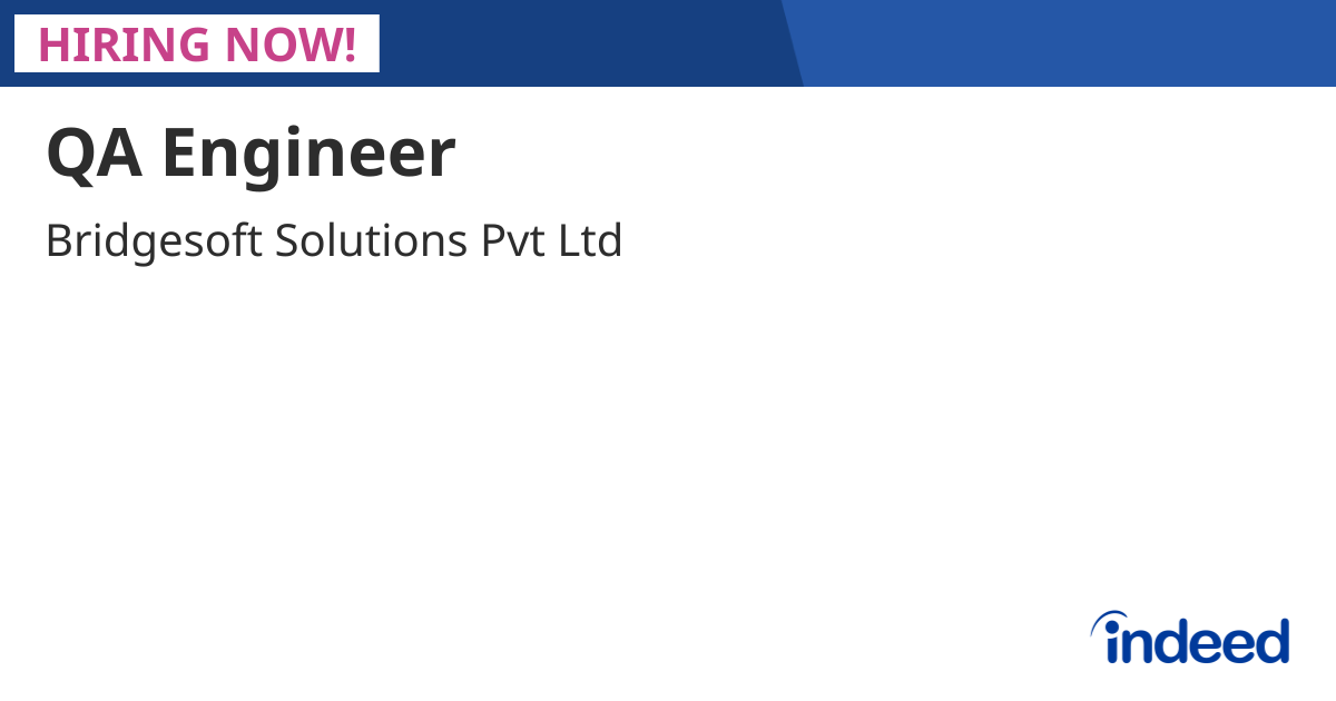 QA Engineer - Gachibowli, Hyderabad, Telangana - Indeed.com