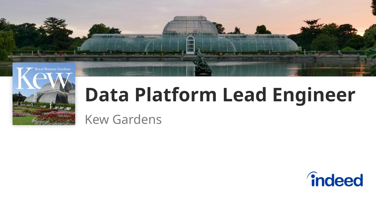 Data Platform Lead Engineer - Kew Gardens - Indeed.com