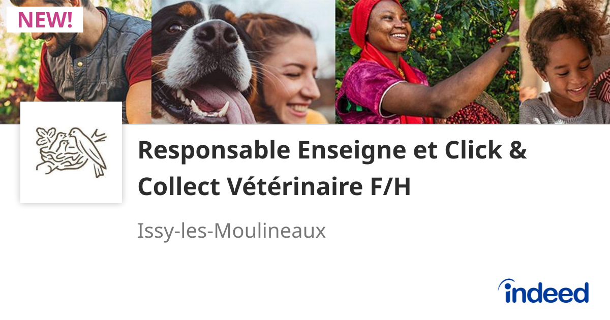 Responsable Enseigne et Click & Collect Vétérinaire F/H - 92130 Issy ...