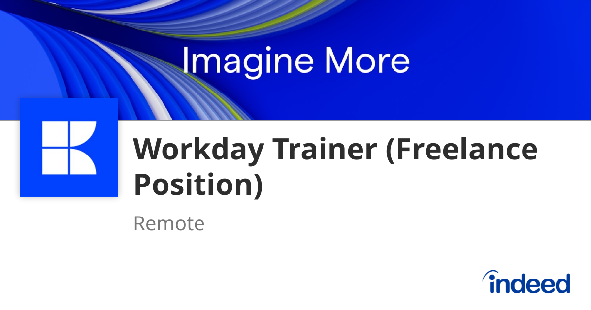 Workday Trainer (Freelance Position) - Remote - Indeed.com