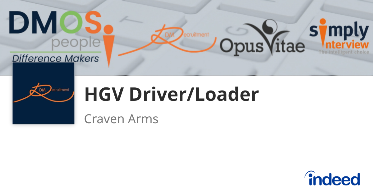 HGV Driver/Loader - Craven Arms - Indeed.com