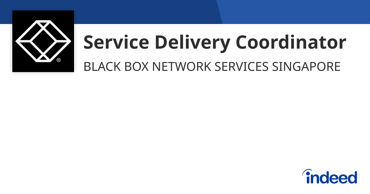 Service Delivery Coordinator - Singapore - Indeed.com