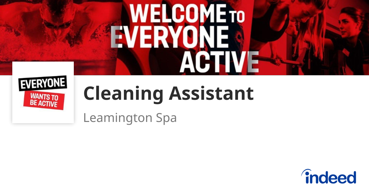 Cleaning Assistant - Leamington Spa CV32 4EW - Indeed.com