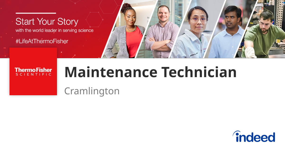 Maintenance Technician - Cramlington NE23 1WA - Indeed.com