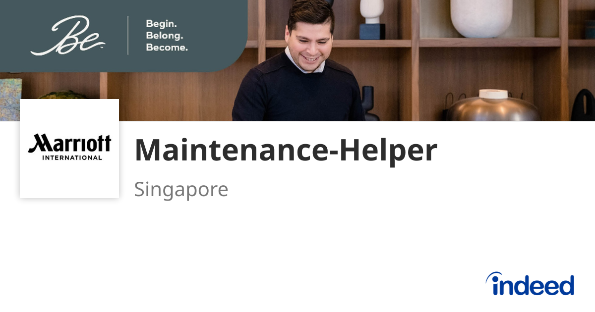 Maintenance-Helper - Singapore - Indeed.com