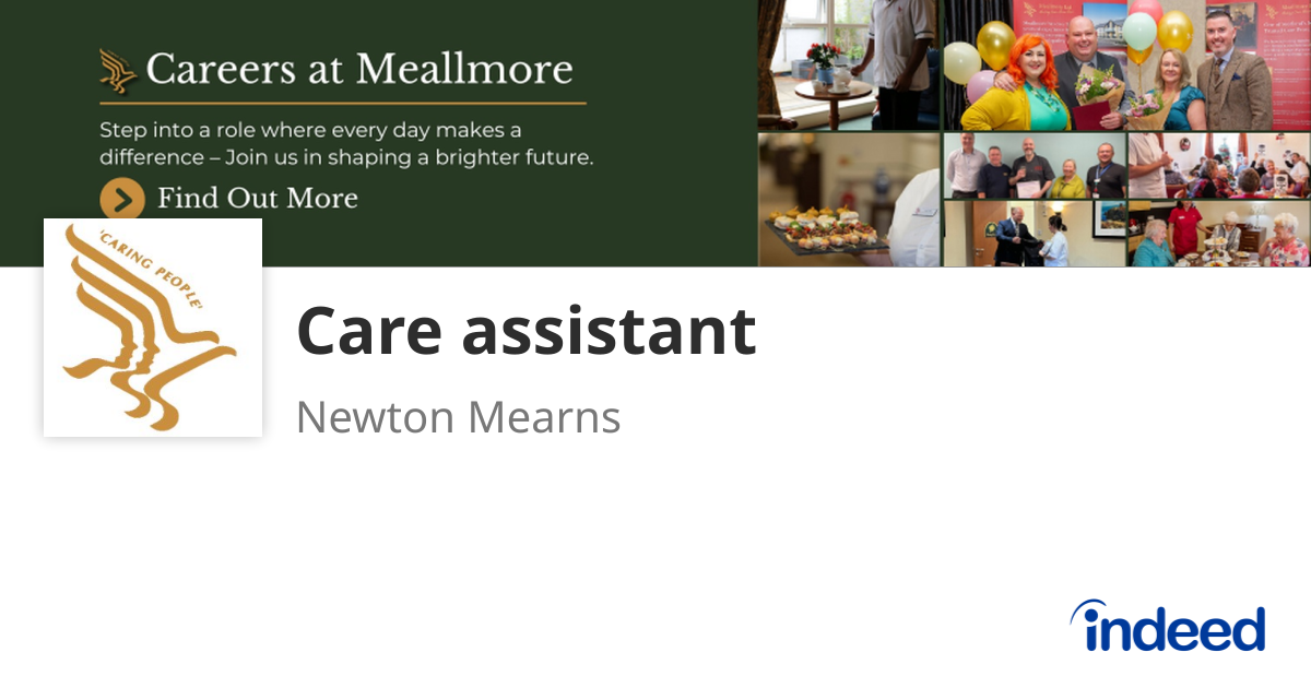 Care assistant - Newton Mearns G77 5UU - Indeed.com