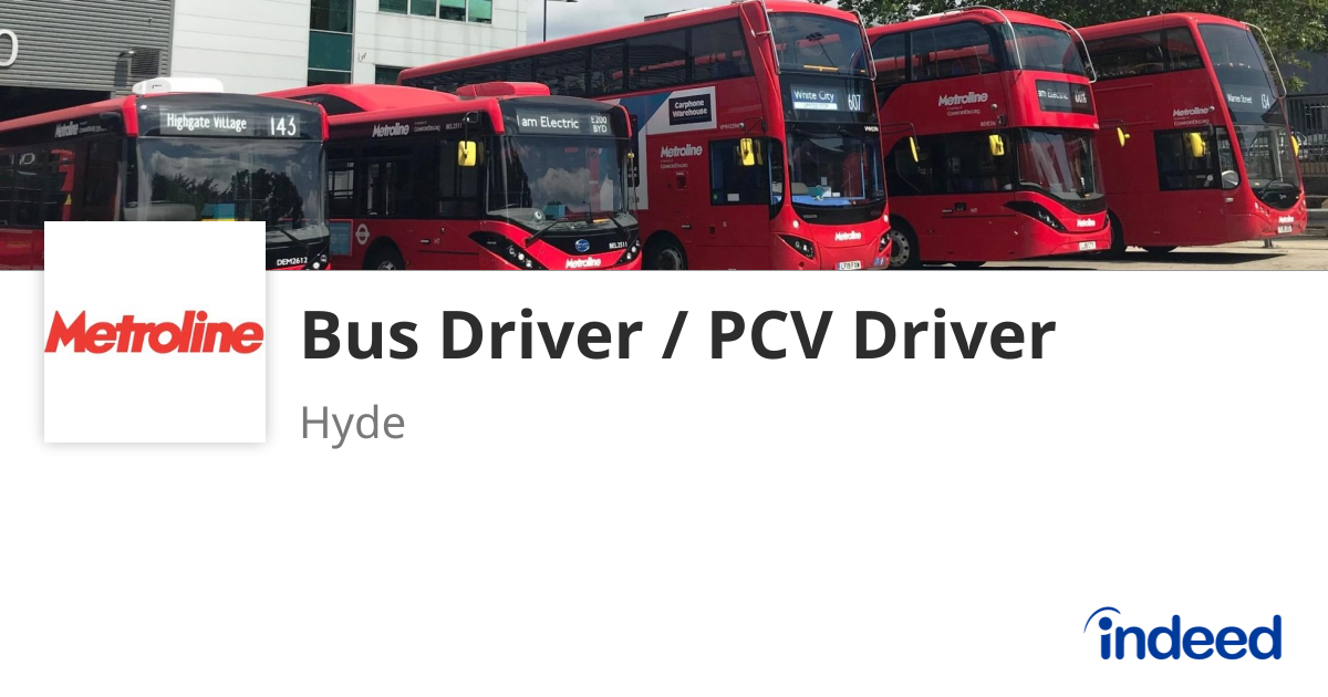 Bus Driver / PCV Driver - Hyde - Indeed.com