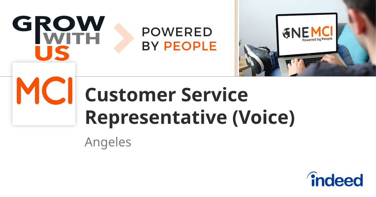Customer Service Representative (Voice) - Angeles 2009 P03 - Indeed.com