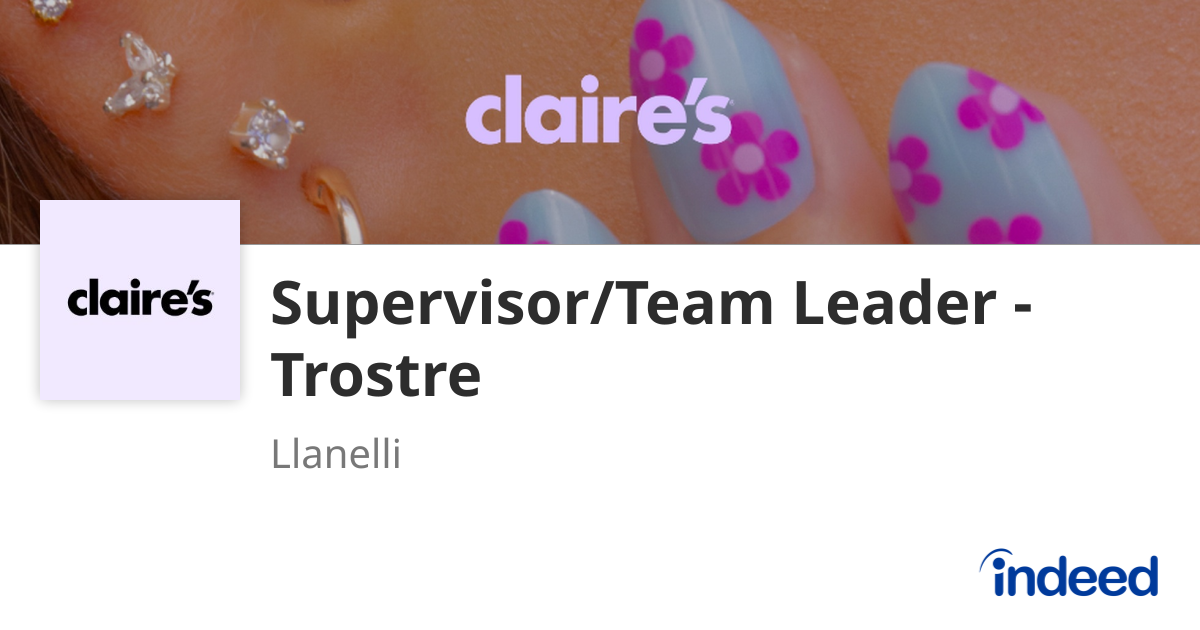 Supervisor/Team Leader - Trostre - Llanelli - Indeed.com