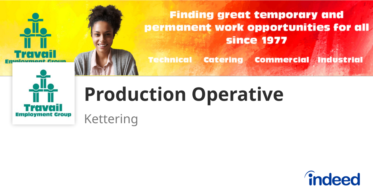Production Operative - Kettering NN15 6XU - Indeed.com